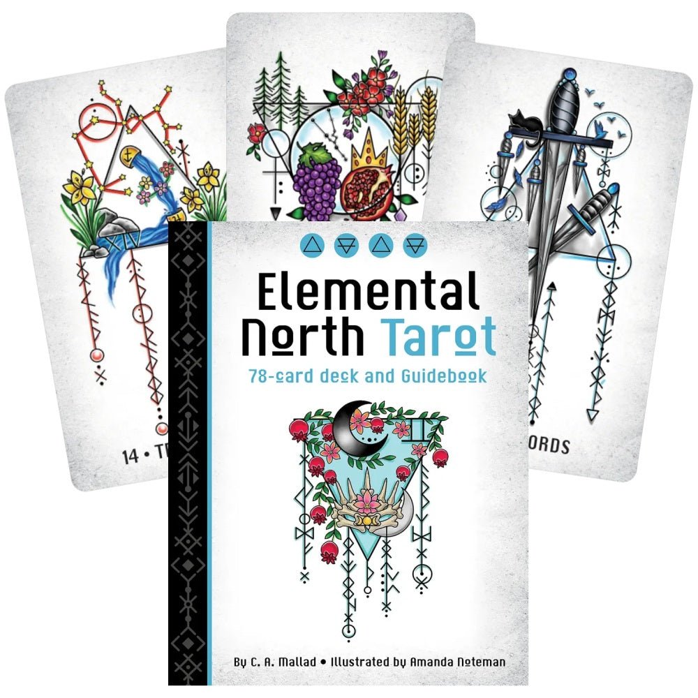 ELEMENTAL NORTH TAROT: taro kortos – OBUOLYS