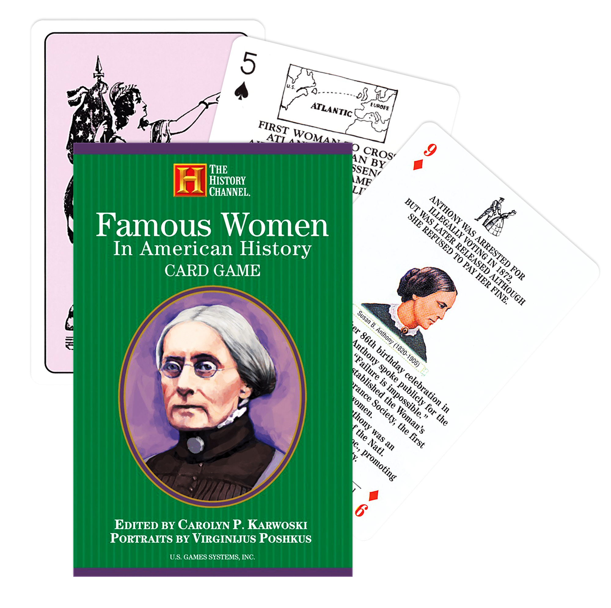 Famous Women in American History kortos – OBUOLYS
