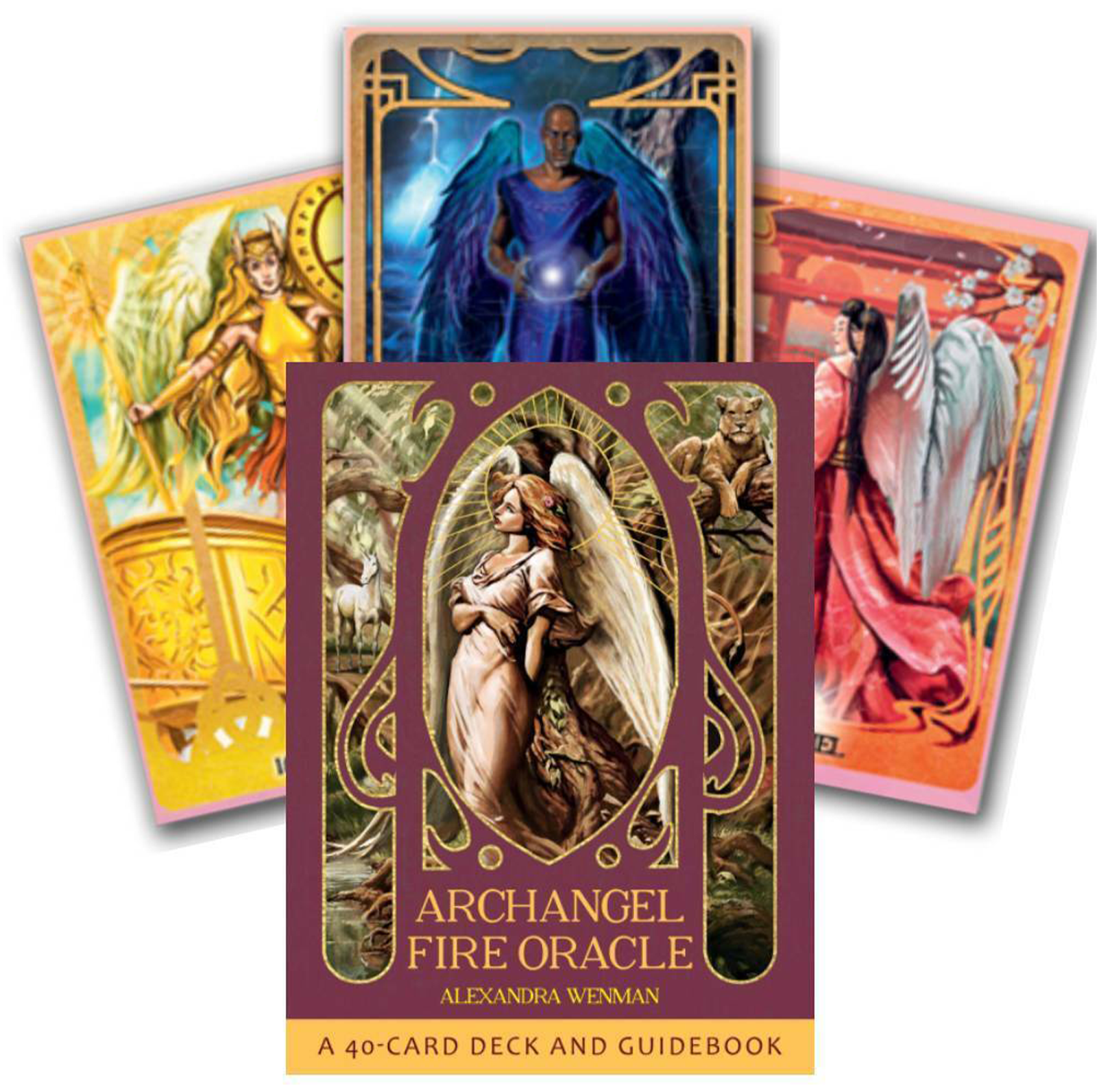 Archangel Fire Oracle kortos Findhorn Press – OBUOLYS