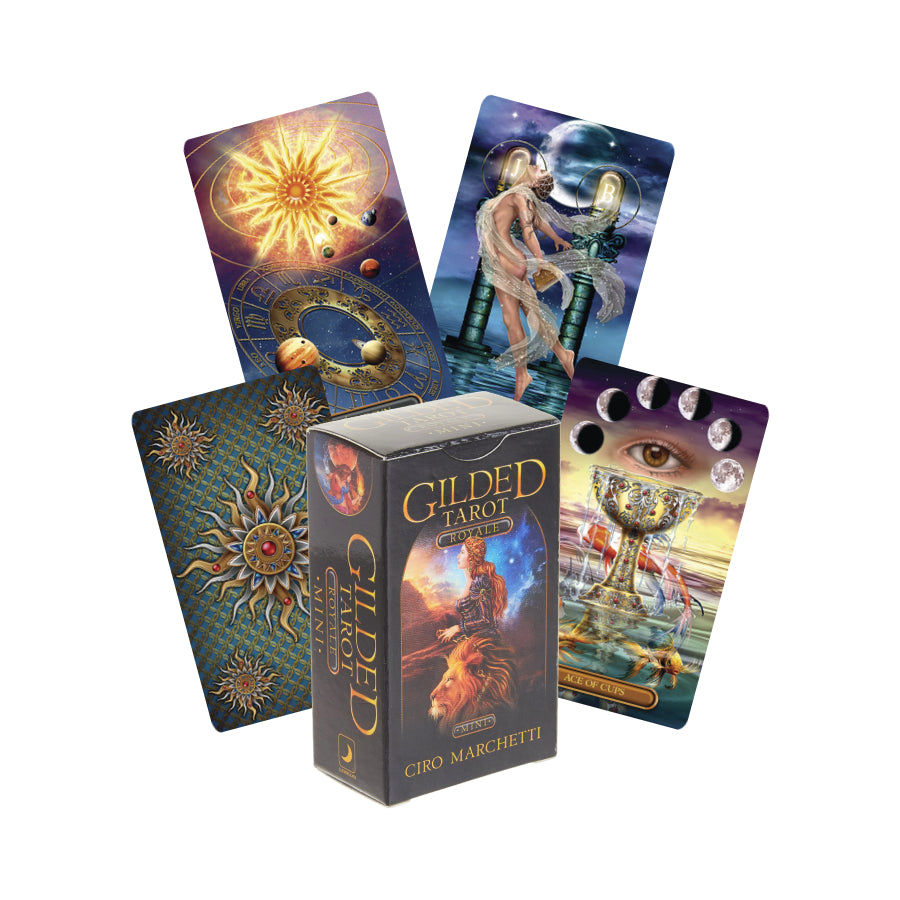 Gilded Tarot Royale Mini kortos Llewellyn – OBUOLYS