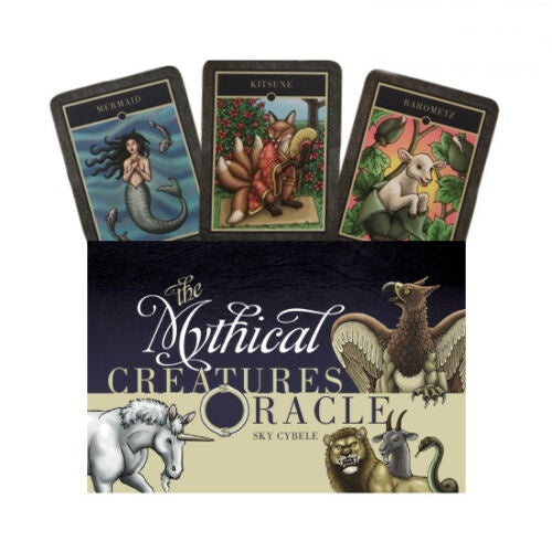 The Mythical Creatures Oracle kortos Schiffer Publishing – OBUOLYS
