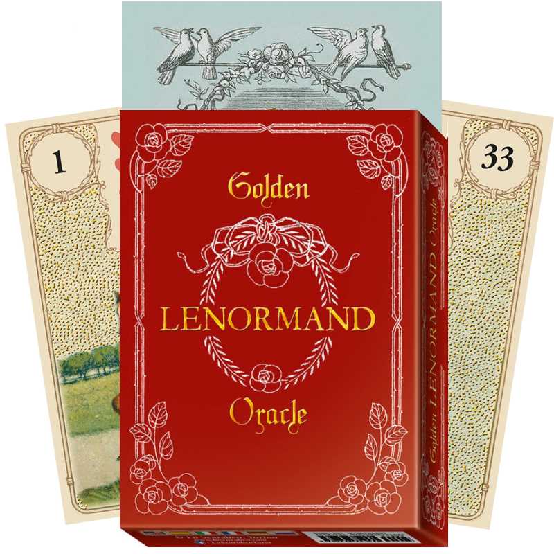 Golden Lenormand oracle kortos Lo Scarabeo – OBUOLYS