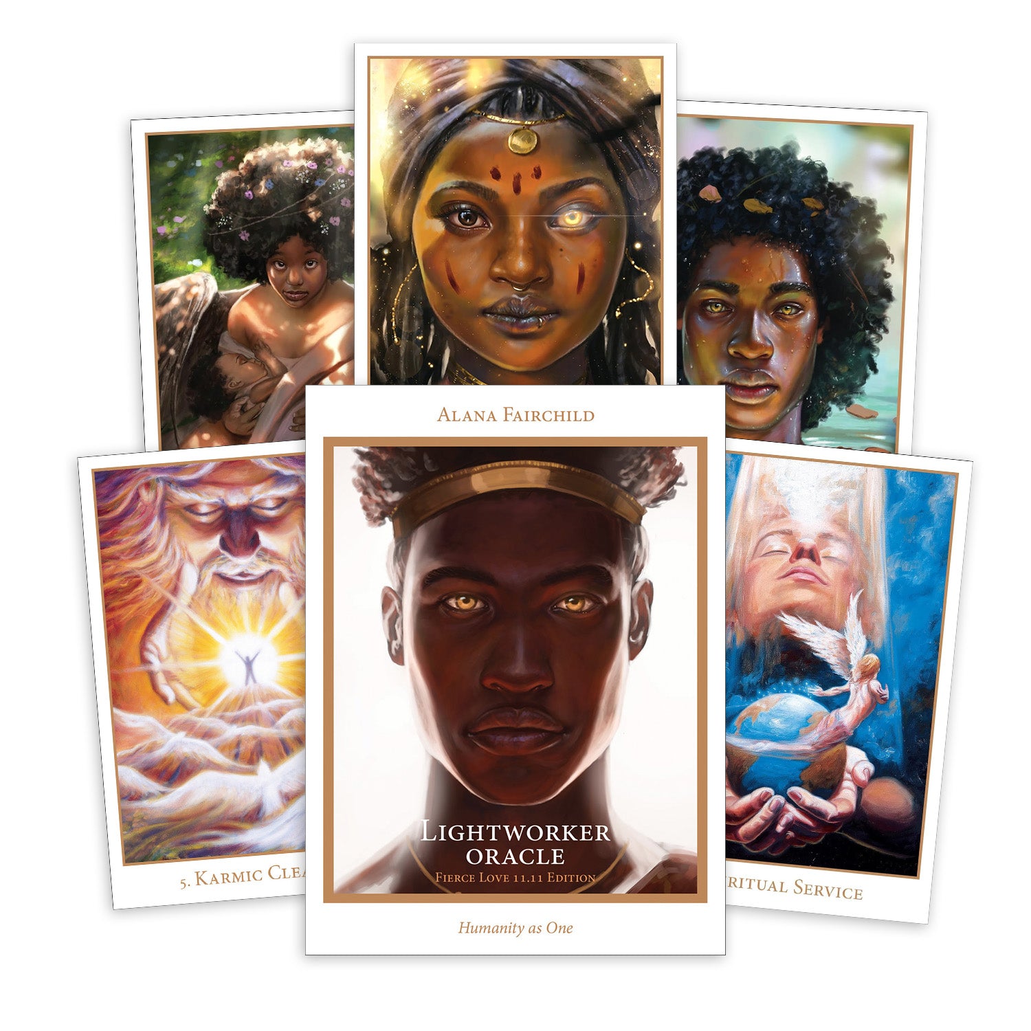 Lightworker Oracle: Fierce Love 11.11 Edition kortos Blue Angel – OBUOLYS