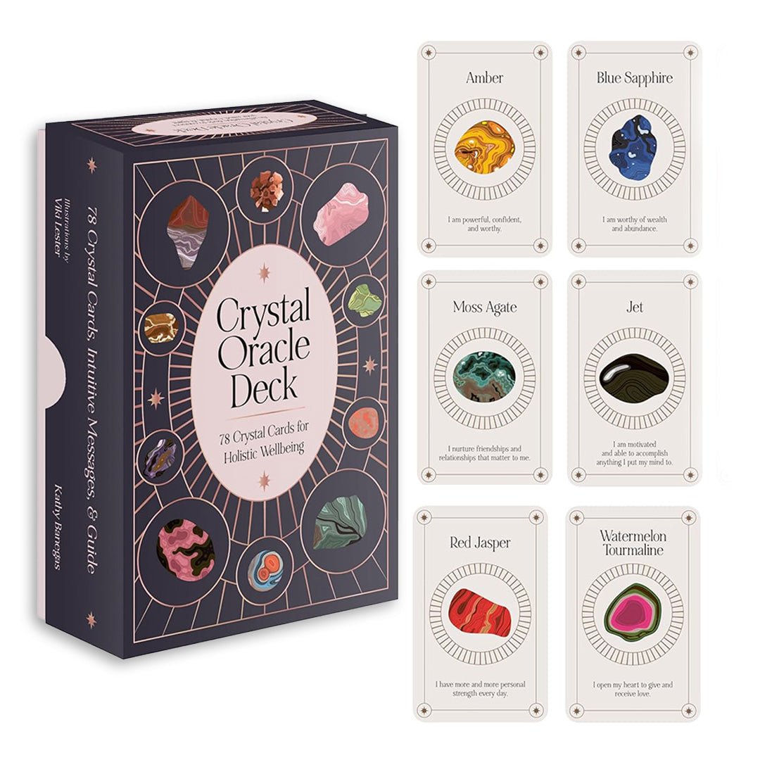 Crystal Orakulo kortos Leaping Hare Press – OBUOLYS