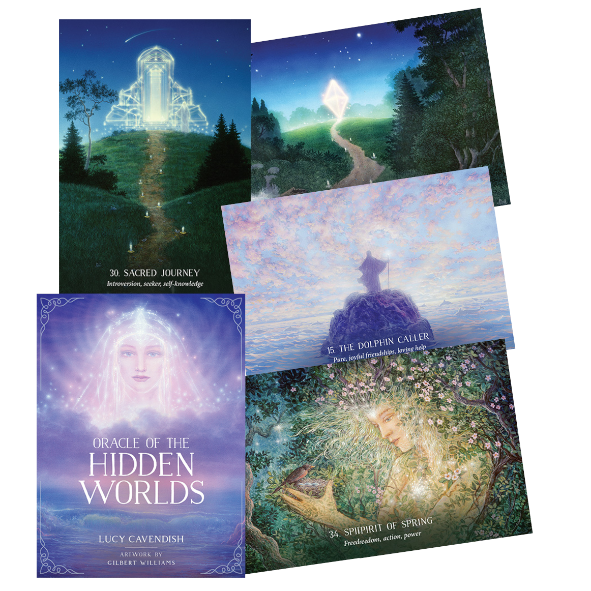 Oracle Of The Hidden Worlds kortos Blue Angel – OBUOLYS