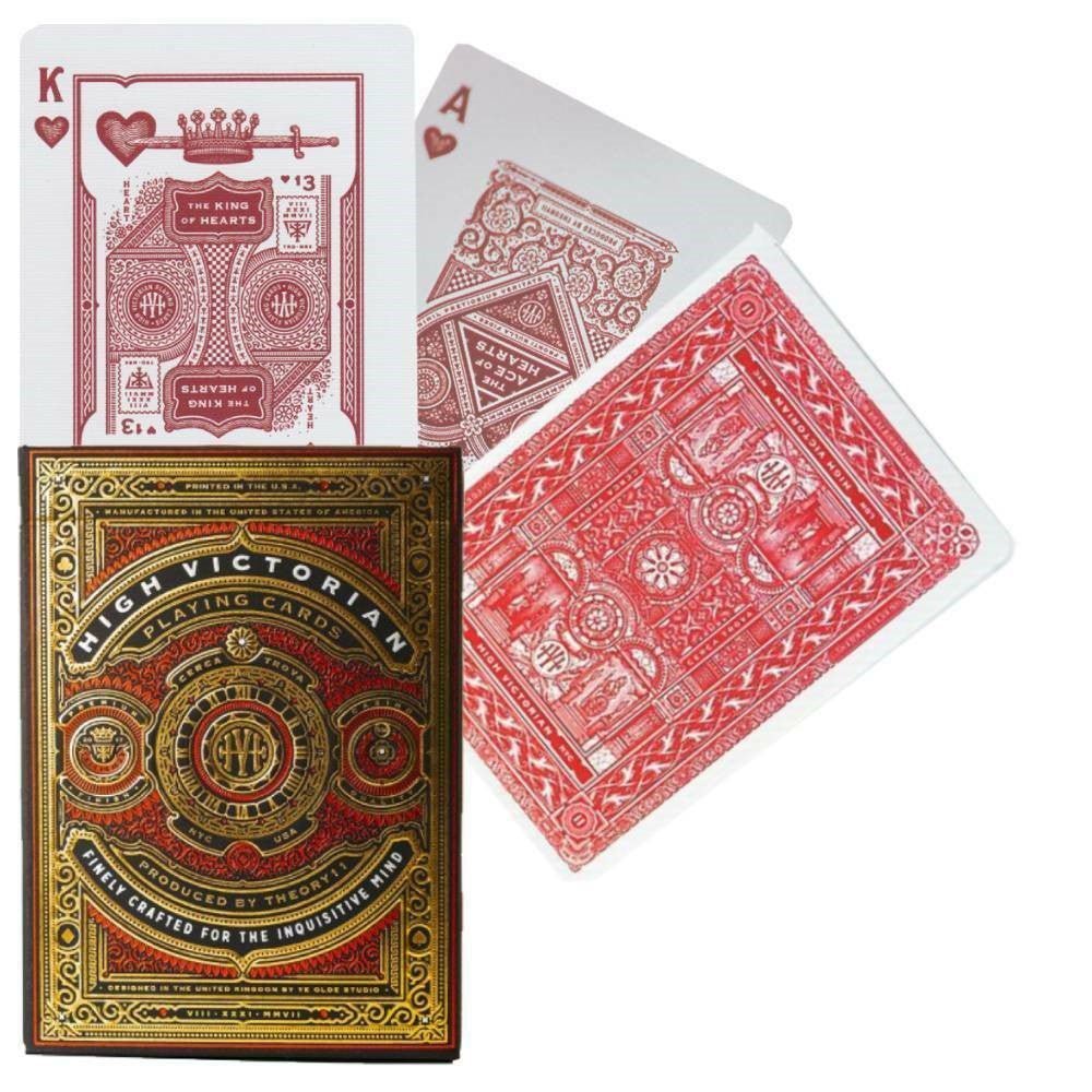 Theory11 High Victorian Kortos (Raudonos) – OBUOLYS